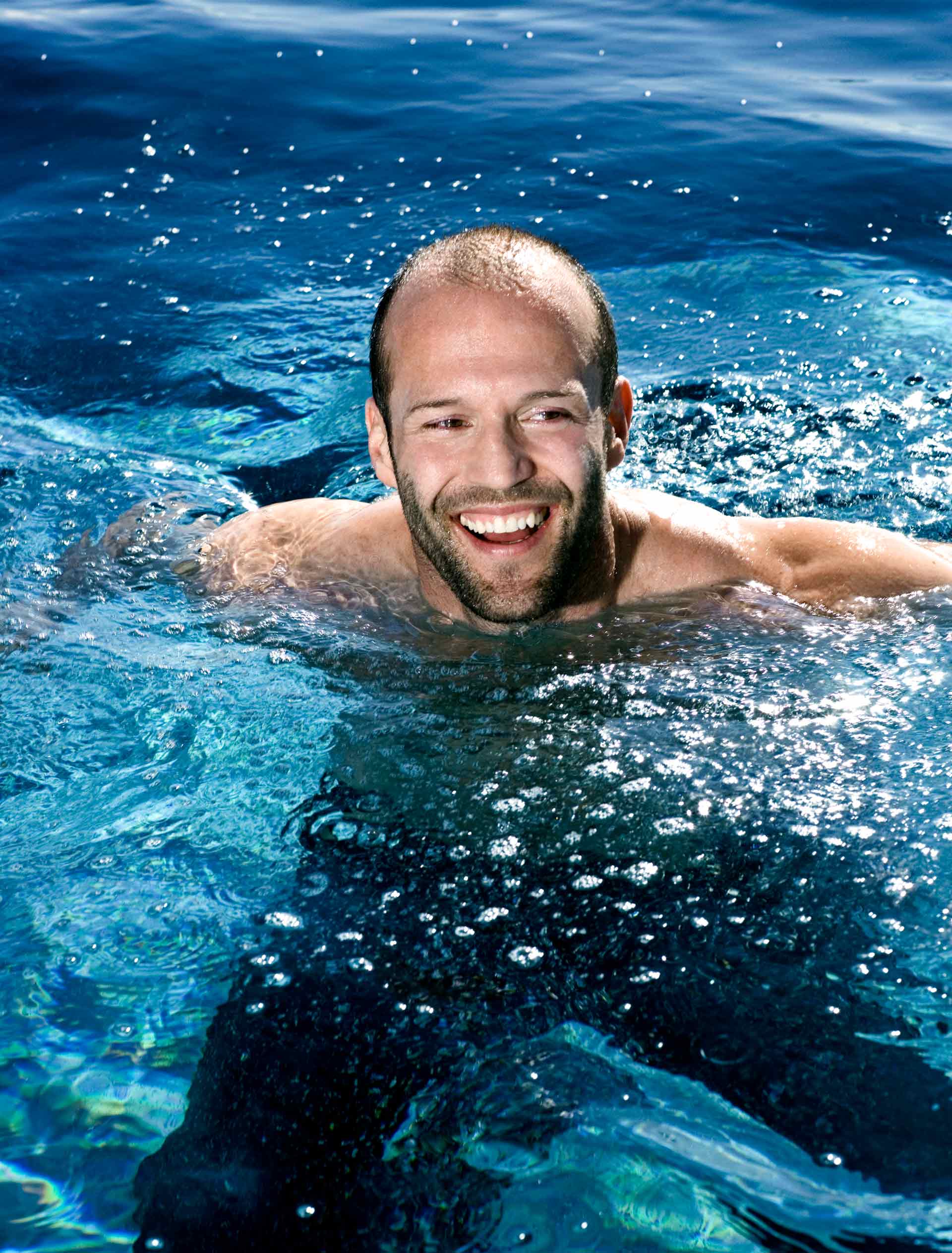 Jason Statham Speedo A Very Serious Review Of “The Meg,” But